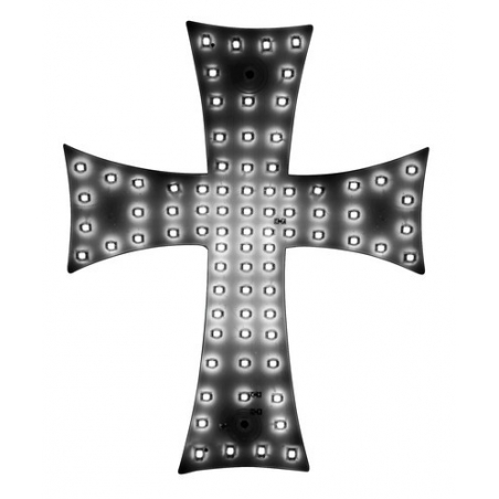 Croix à LED 24V Blanche - Éclairage Puissant et Moderne