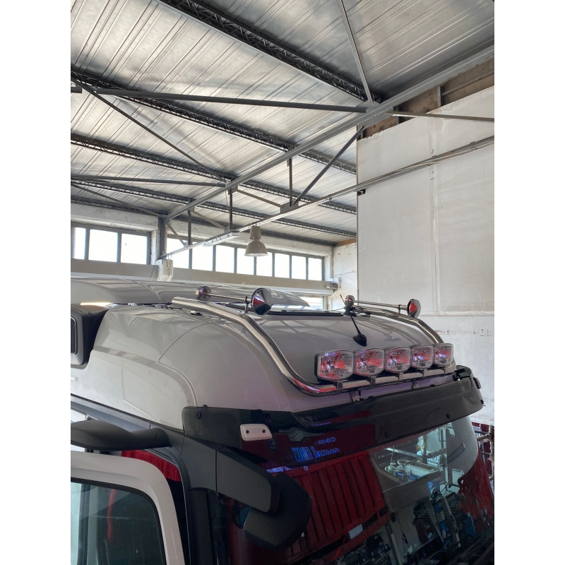 Rampe de Toit Inox Mercedes MP4 MP5 – Equipement Poids Lourd